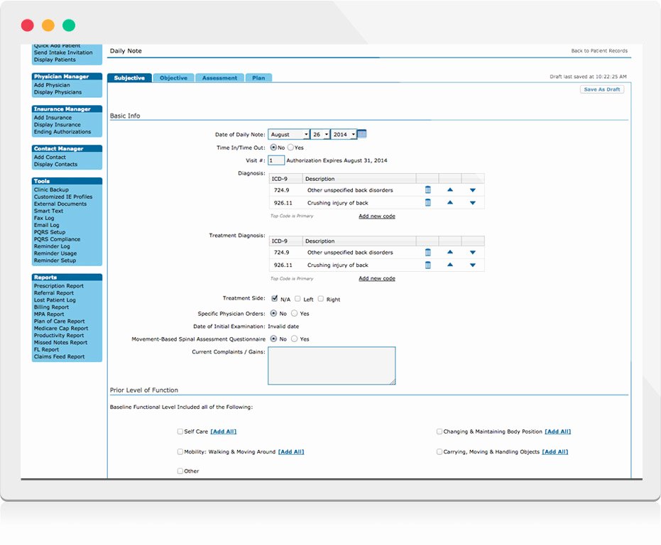 Free Physical Therapy Documentation Templates Unique Physical Therapy 