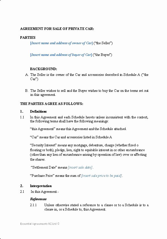 40 Car Sale Agreement Template Markmeckler Template Design 40 Car Sale Agreement Template Markmeckler Template Design