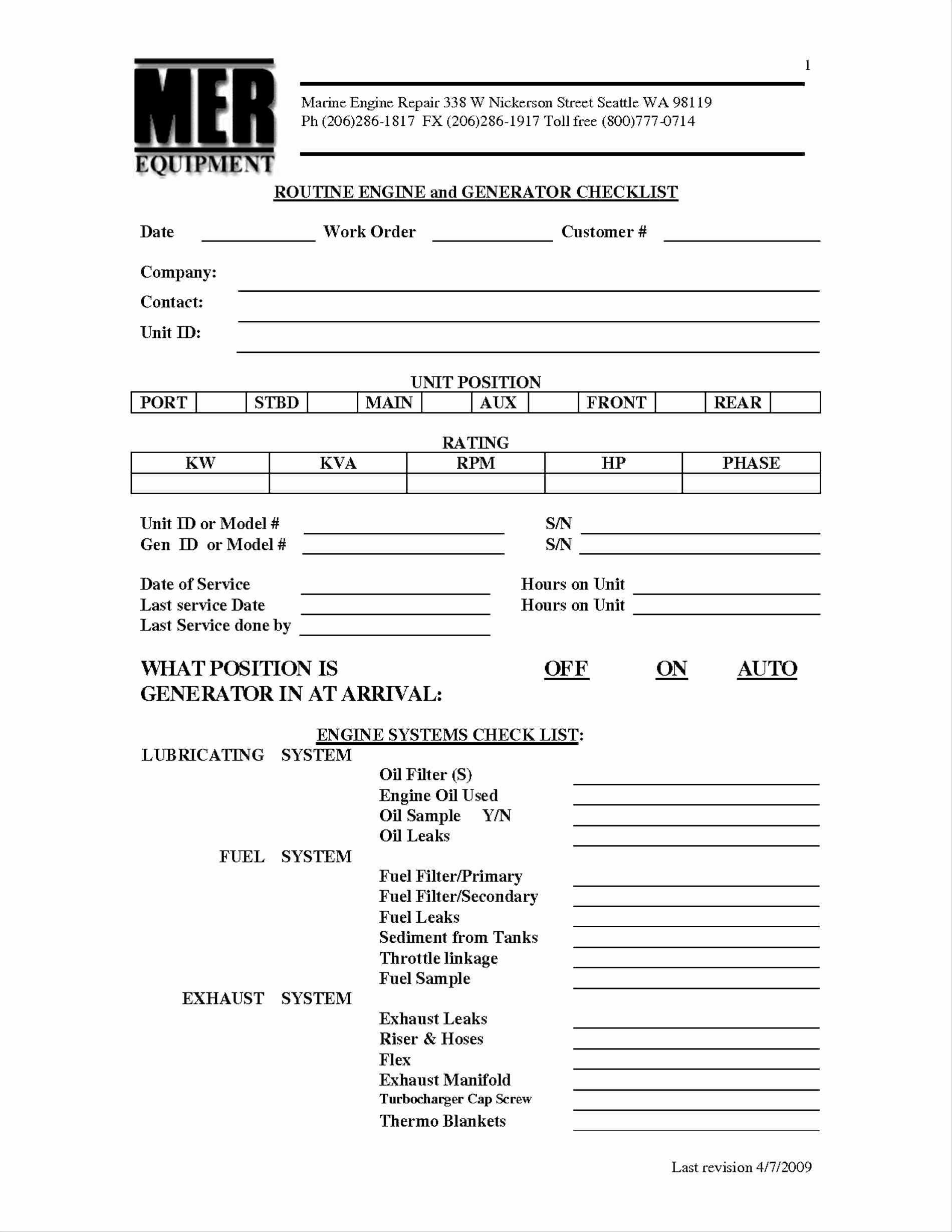 40 Internal Audit Checklist Template Markmeckler Template Design