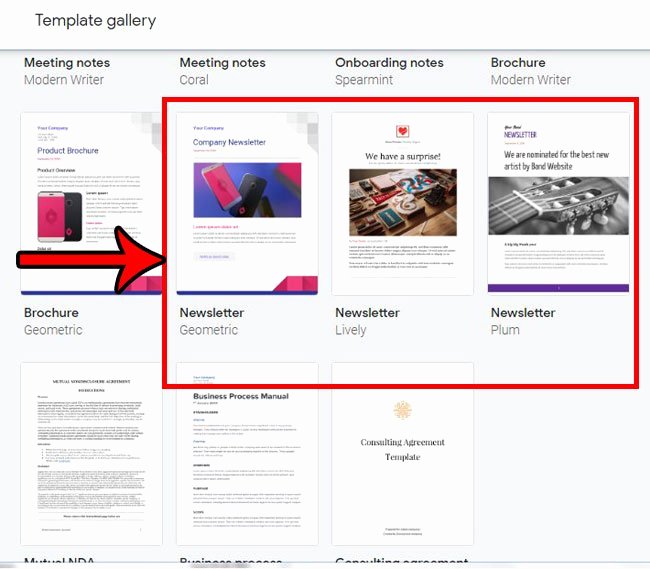 40 Newsletter Templates For Google Docs Markmeckler Template Design