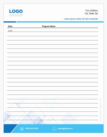 40 Nursing Progress Notes Template Markmeckler Template Design